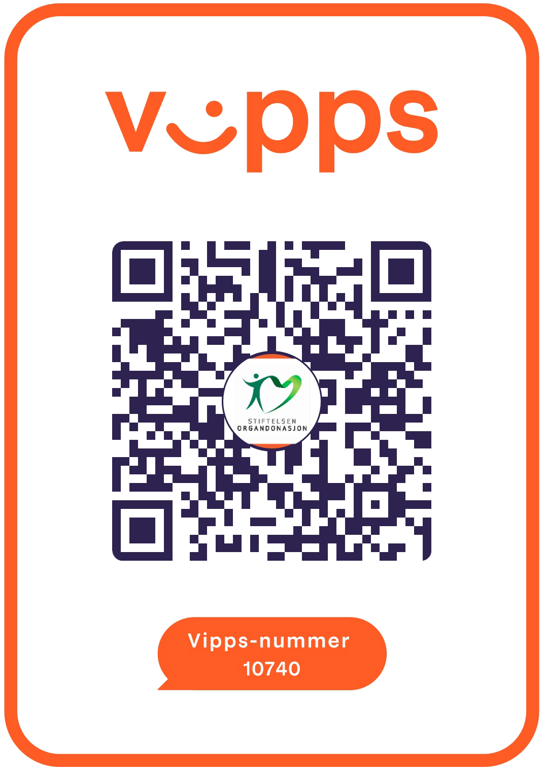 Vipps - Stiftelsen Organdonasjon